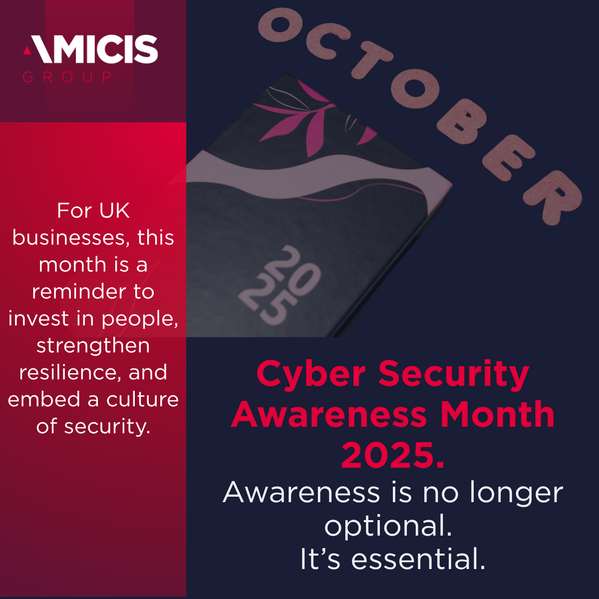 Cyber Security Awareness Month October 2025 - Amicis Group